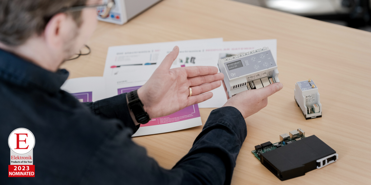 DH electronics: IoT Gateway nominated as "Produkt des Jahres 2023"