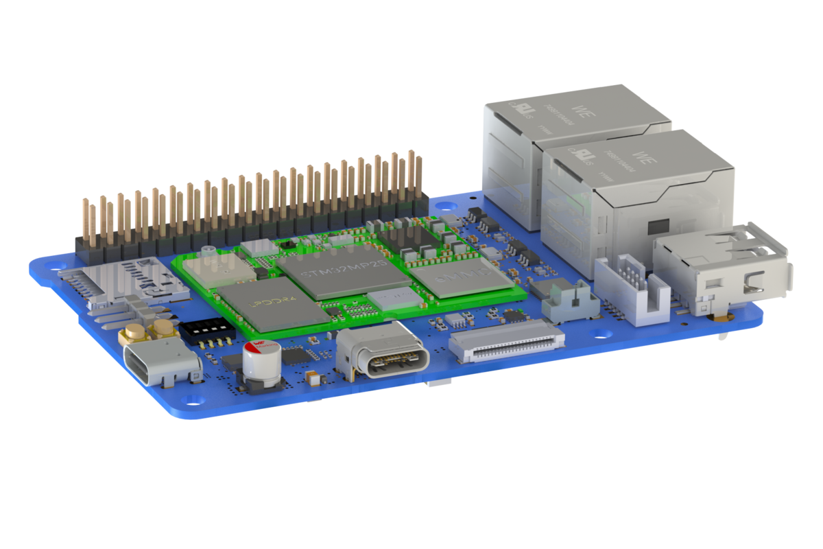 DH electronics: DHSBC STM32MP2